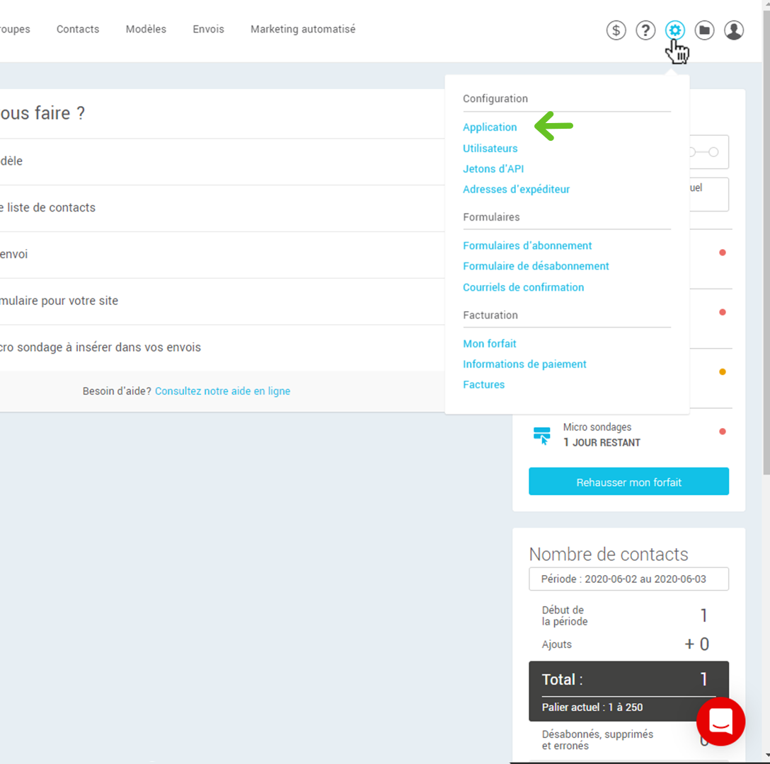 Recevoir une notification par courriel lors de l'inscription d'un ...